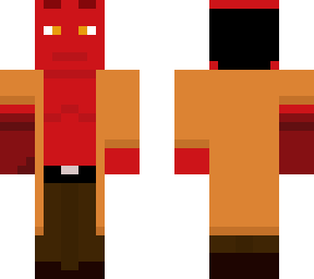 Hellboy | Minecraft Skin