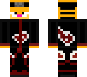 akatsuki garfield | Minecraft Skin