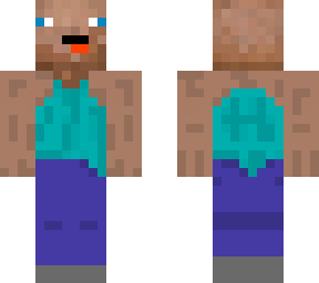 Bald Steve Nigro | Minecraft Skin