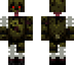 Ignited Springtrap | Minecraft Skin