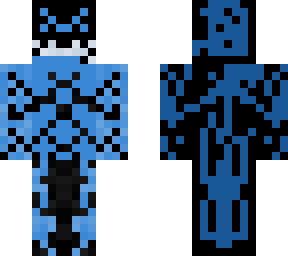 LIght Blue Robot | Minecraft Skin
