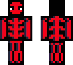 Red Skull trooper | Minecraft Skin