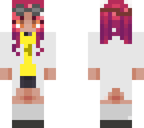scientist octoling girl | Minecraft Skin