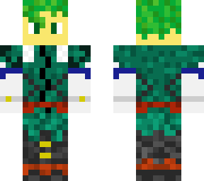 Izuku Midoriya Gamma Suit | Minecraft Skin