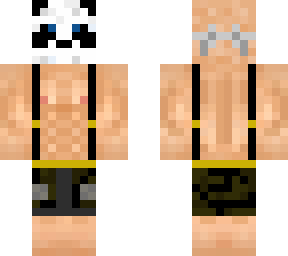 Panda Mask v3 | Minecraft Skin