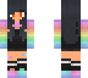 Rainbow Aphmau I Dancing In Rainbow's I Aphmau | Minecraft Skin