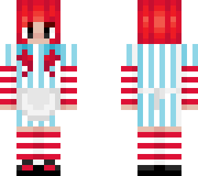 Wendy's Mascot | Minecraft Skin