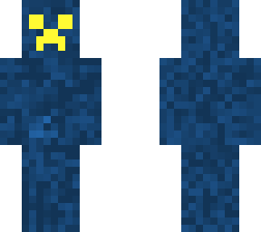 Night blue Creeper | Minecraft Skin