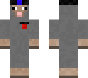 Water Sheep Evil Genius | Minecraft Skin