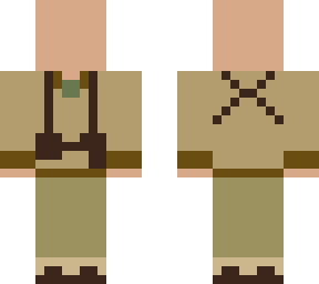 2AD Holster Tanker Jacket Template | Minecraft Skin