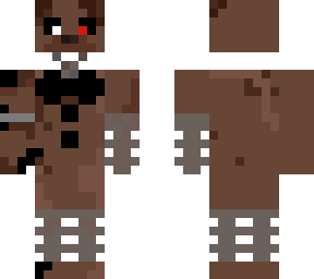 Ignited freddy | Minecraft Skin