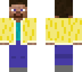 Jacket Steve Yellow Variant | Minecraft Skin