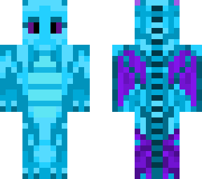 Female Water Dragon | Minecraft Skin