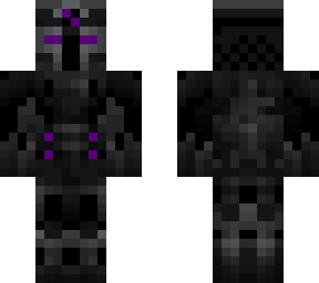 Fixed Dark Purple Knight | Minecraft Skin
