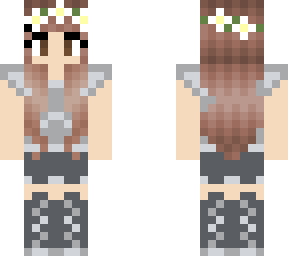 Flower Armour Girl | Minecraft Skin