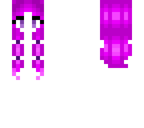 Long Front Pink Braided Hairbase | Minecraft Skin