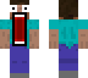 Steve Screaming | Minecraft Skin