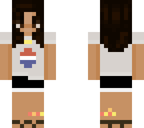 boho latina girl | Minecraft Skin