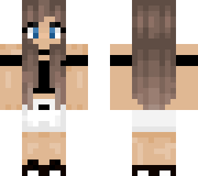 Girk with vans shoes | Minecraft Skin