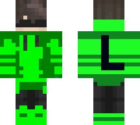 Lime/green boy skin | Minecraft Skin