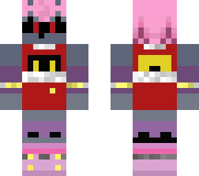 Mecha Amy | Minecraft Skin