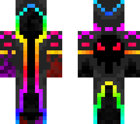 Rainbow Knight | Minecraft Skin