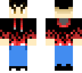 Fire Hoodie | Minecraft Skins
