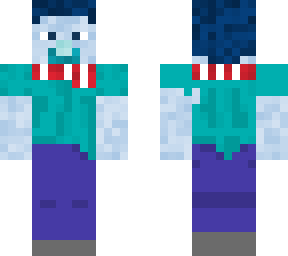 Frozen Steve (with scarf) | Minecraft Skin