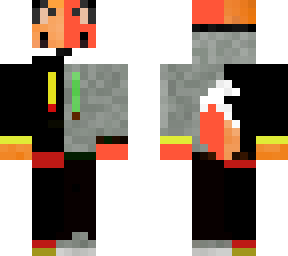 Glitch fox | Minecraft Skin