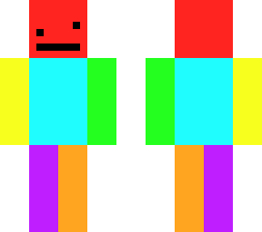 Rainbow Ditto | Minecraft Skin