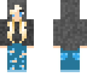 sad girl | Minecraft Skin