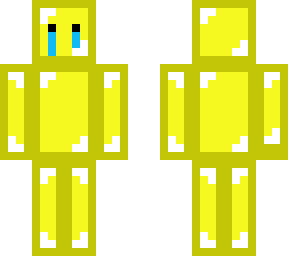 Yellow skeppy Sad | Minecraft Skin