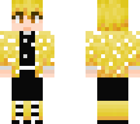 zenitsu demon slayer | Minecraft Skins