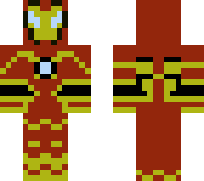 Custom Iron Man Suit | Minecraft Skin
