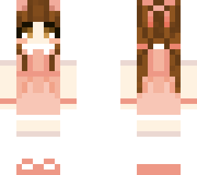 Cute Pink Dress | Minecraft Skin