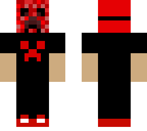 red creeper mask | Minecraft Skin