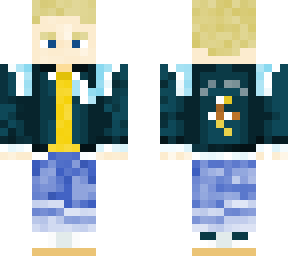 Teen in Letterman Jacket | Minecraft Skin