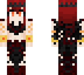 The Nether Queen Fire | Minecraft Skin