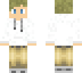 white Jacket and Khakis | Minecraft Skin