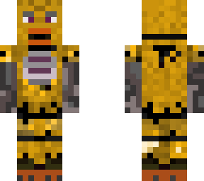 Withered Chica | Minecraft Skins
