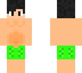 Boy 1 Swimwear Green | Minecraft Skin