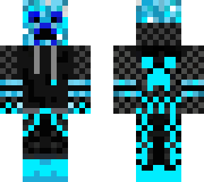 Ice Creeper | Minecraft Skin