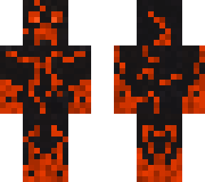 Lava Creeper | Minecraft Skin