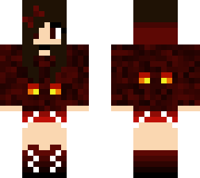 lava slime girl | Minecraft Skin