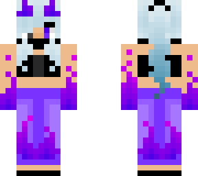 purple fire | Minecraft Skin