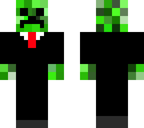8 bit creeper | Minecraft Skin