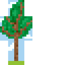 Beautiful Tree Pixel Art | Minecraft Skin