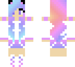 Cute Rainbow Girl | Minecraft Skin