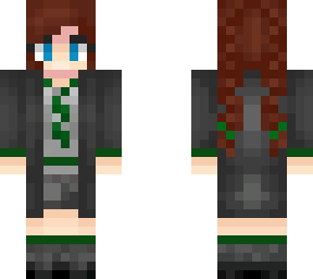 Slytherin Girl | Minecraft Skin