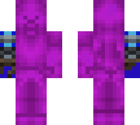 Super Charged Gauntlet Purple Steve | Minecraft Skin
